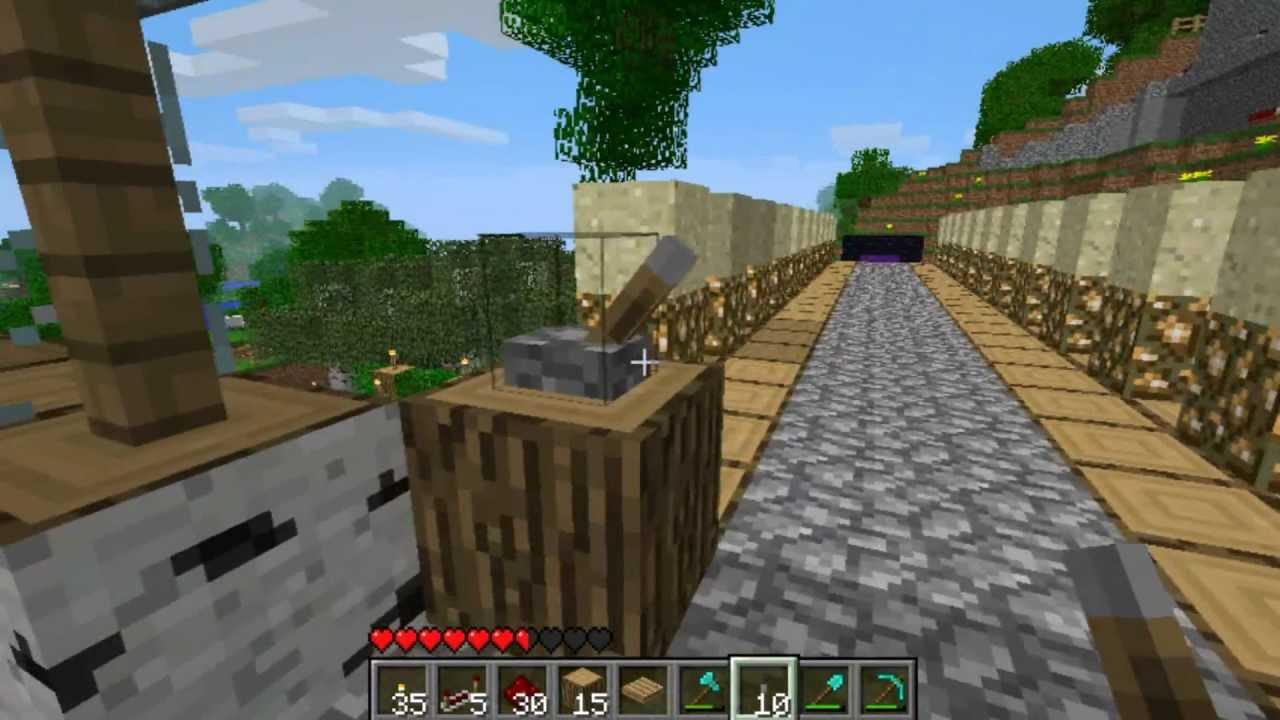 Minecraft tutorial-Glowstone and redstone lightning - YouTube