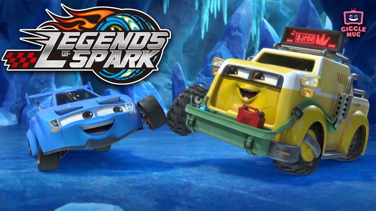 The Unexpected Challenger 👤 | Legends Of Spark (13-Minute Animated Cars ...