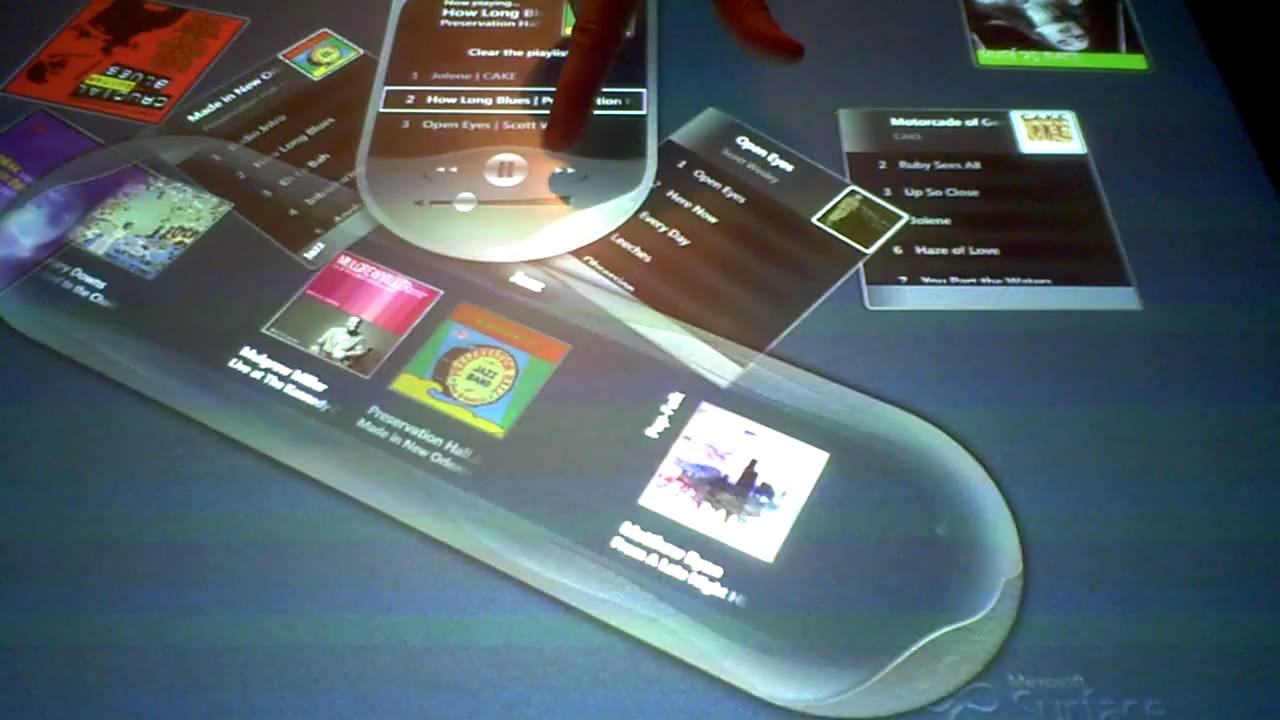 Microsoft Surface music demo - YouTube