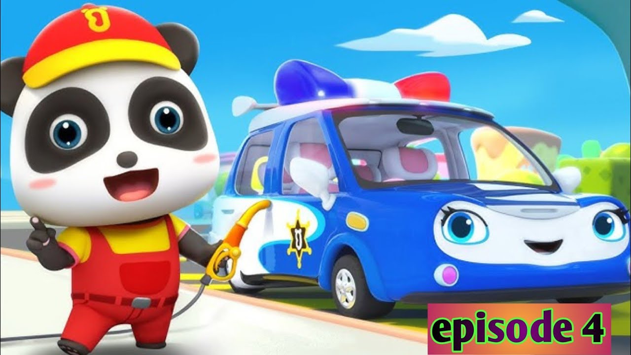 babybus police car | babybus police cartoon sheriff labrador | babybus ...