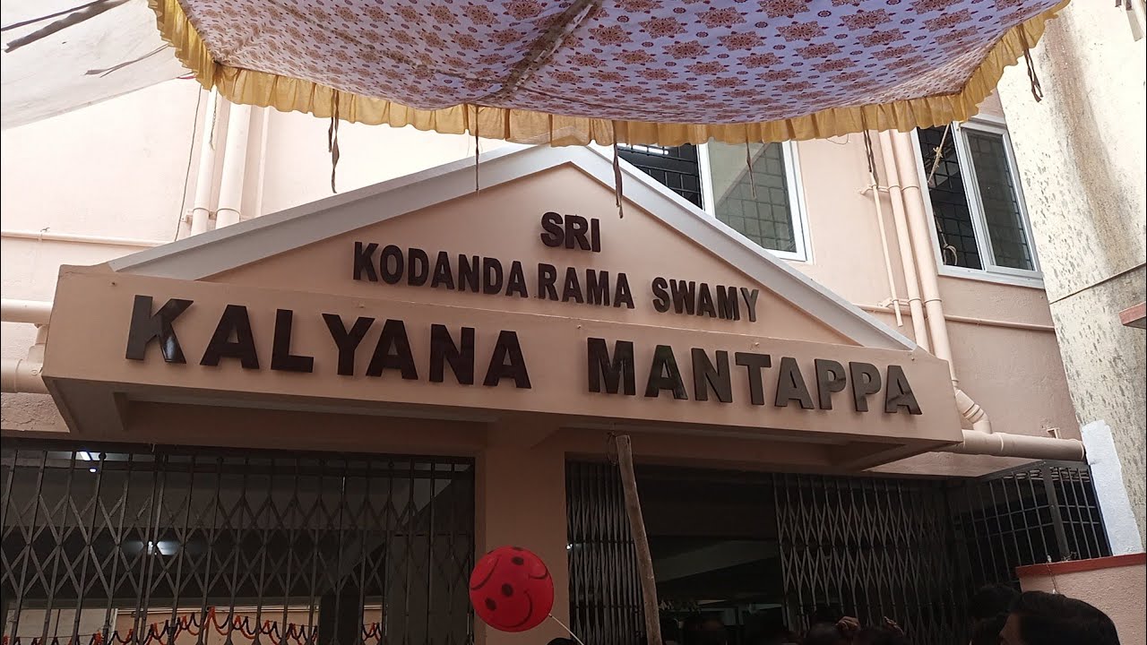 Sri Kodanda Rama Swamy | Kalyana Mantapa | Thippasandra - YouTube