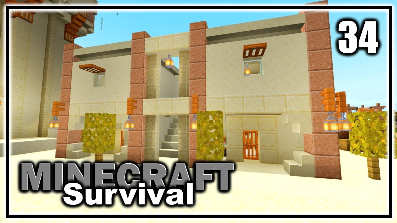Desert Village Apartment Transformation! | Minecraft Bedrock 1.16 ...