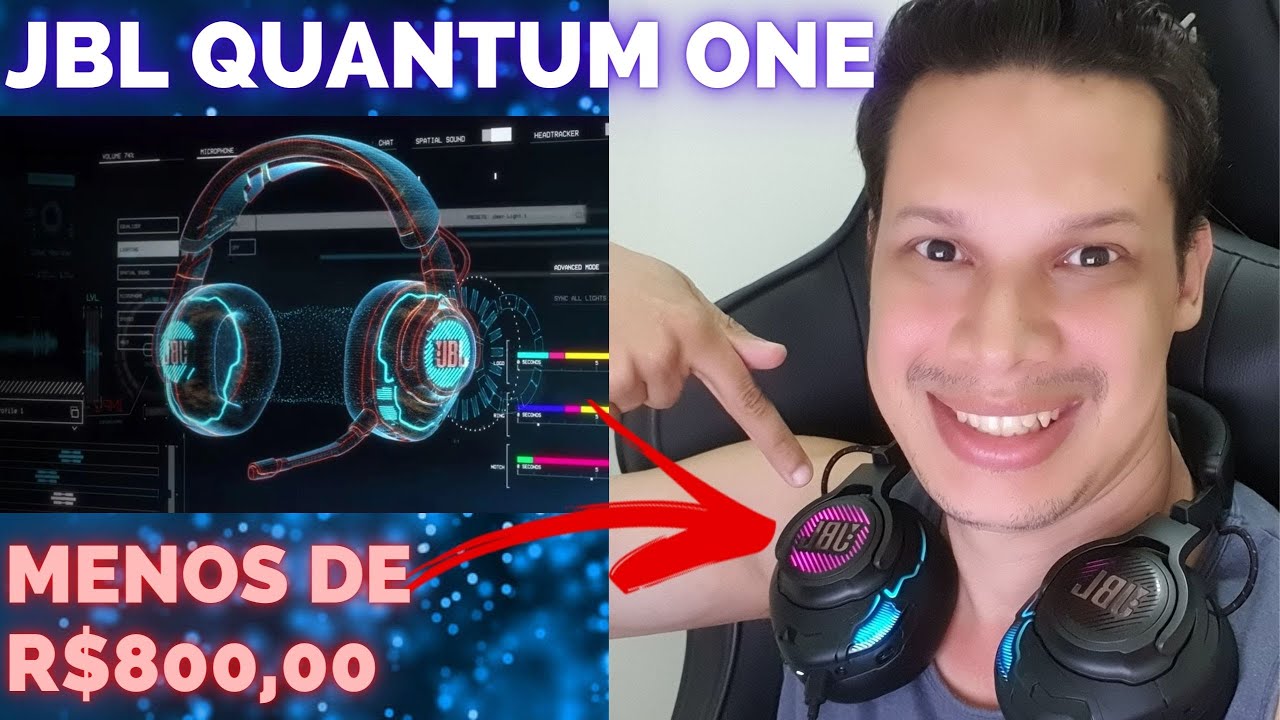 Testando o novo Headset JBL Quantum One (Unboxing) - Gameplay de Twitch ...