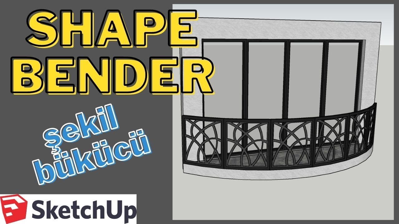 SKETCHUP ÜCRETSİZ PLUGINS , Shape Bender - YouTube