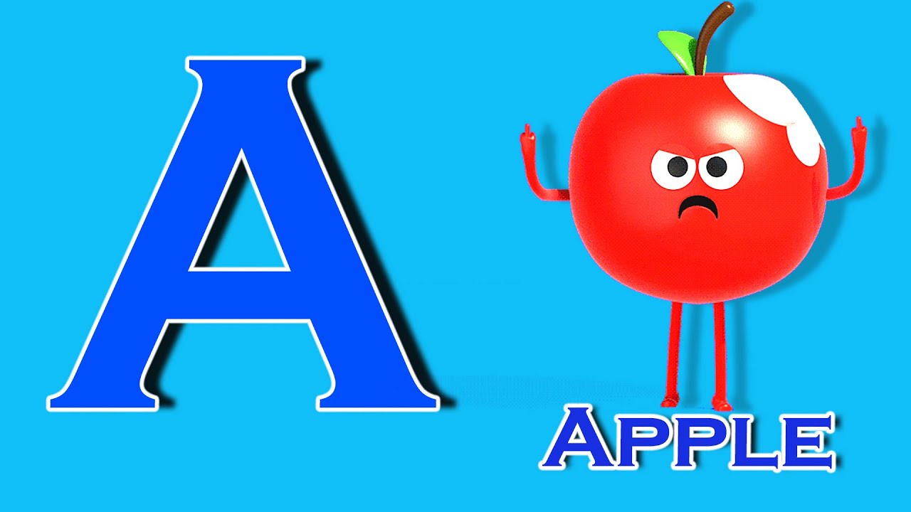 A for apple B for bat | Phonics sound | abcd learning | alphabet learn ...