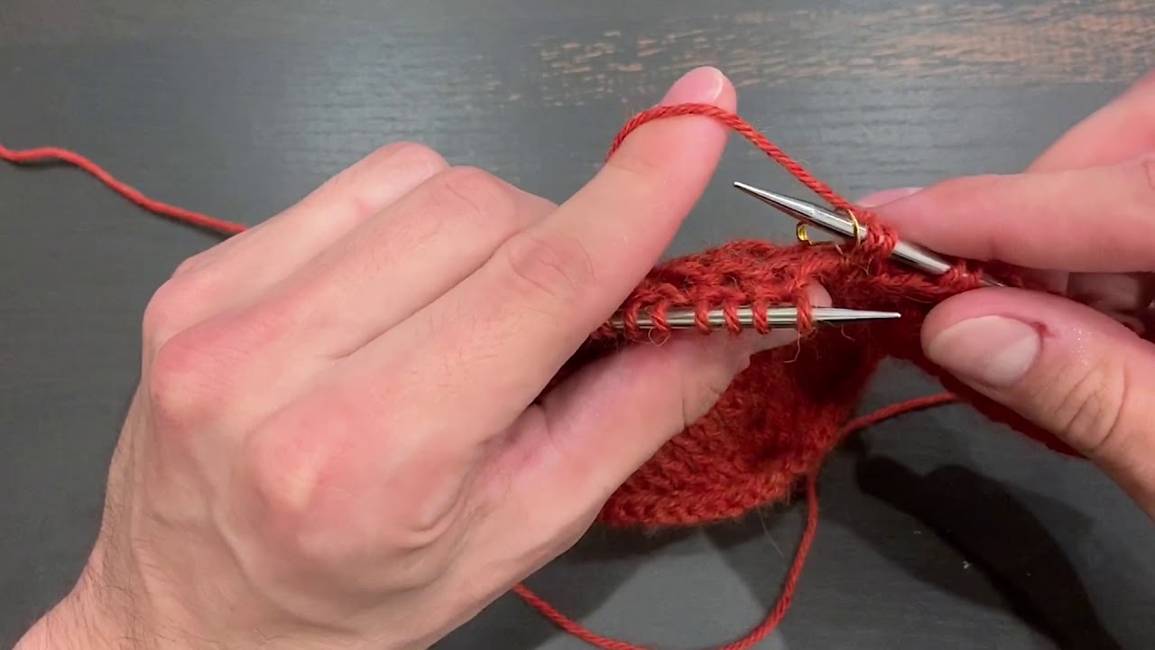How to Knit the Right Twist and Left Twist Stitches - YouTube