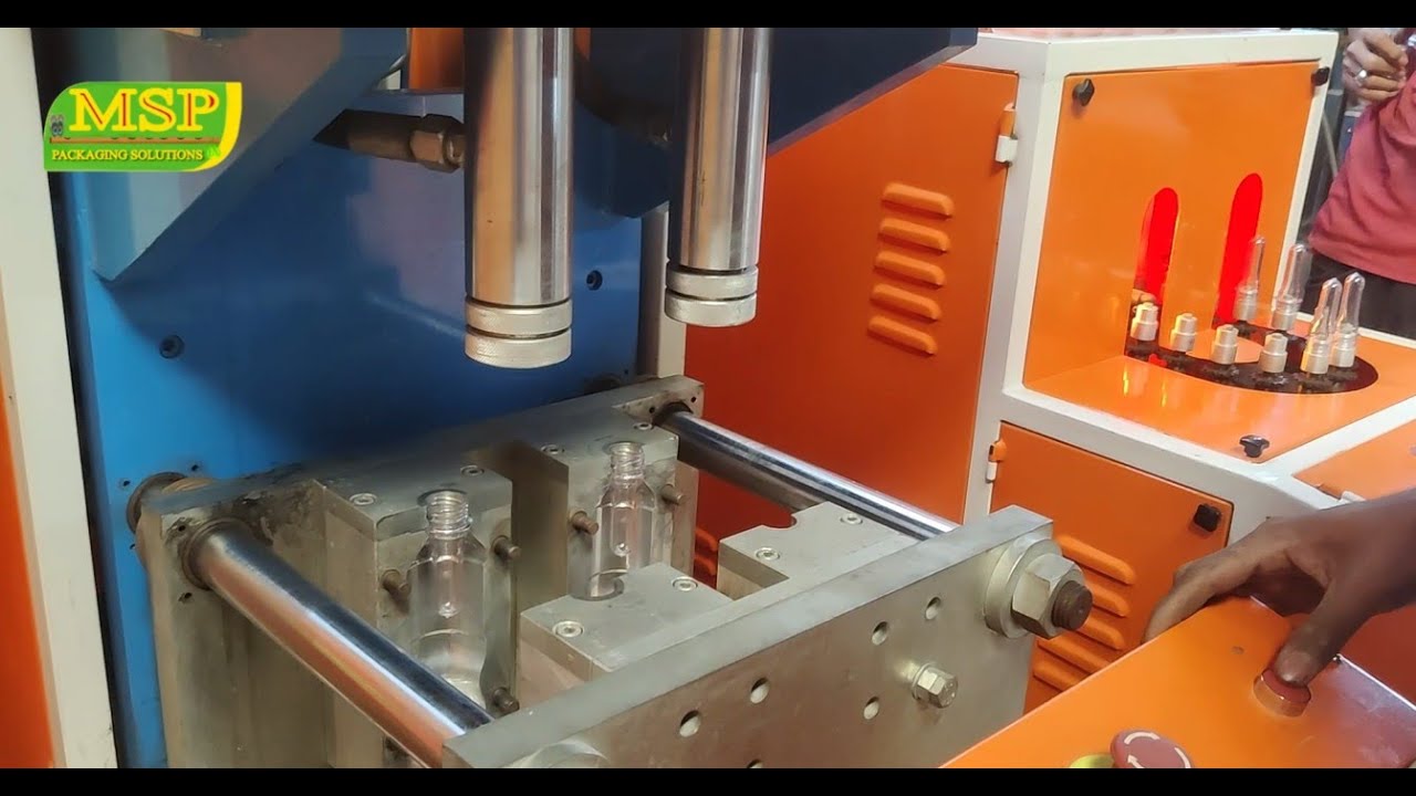 Semi Automatic Pet Bottle Blowing Machine | Molding Machine | MSP ...