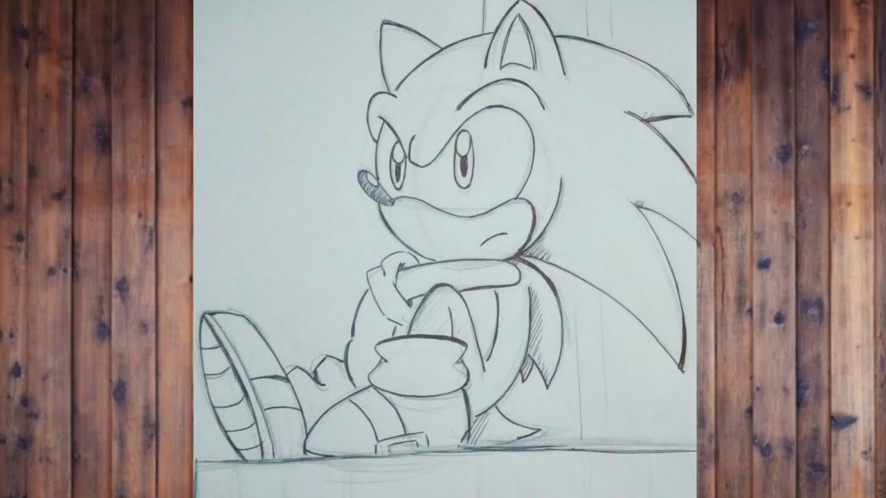 How to draw Sonic - The Hedgehog | Step By Step Drawing ideas for ...