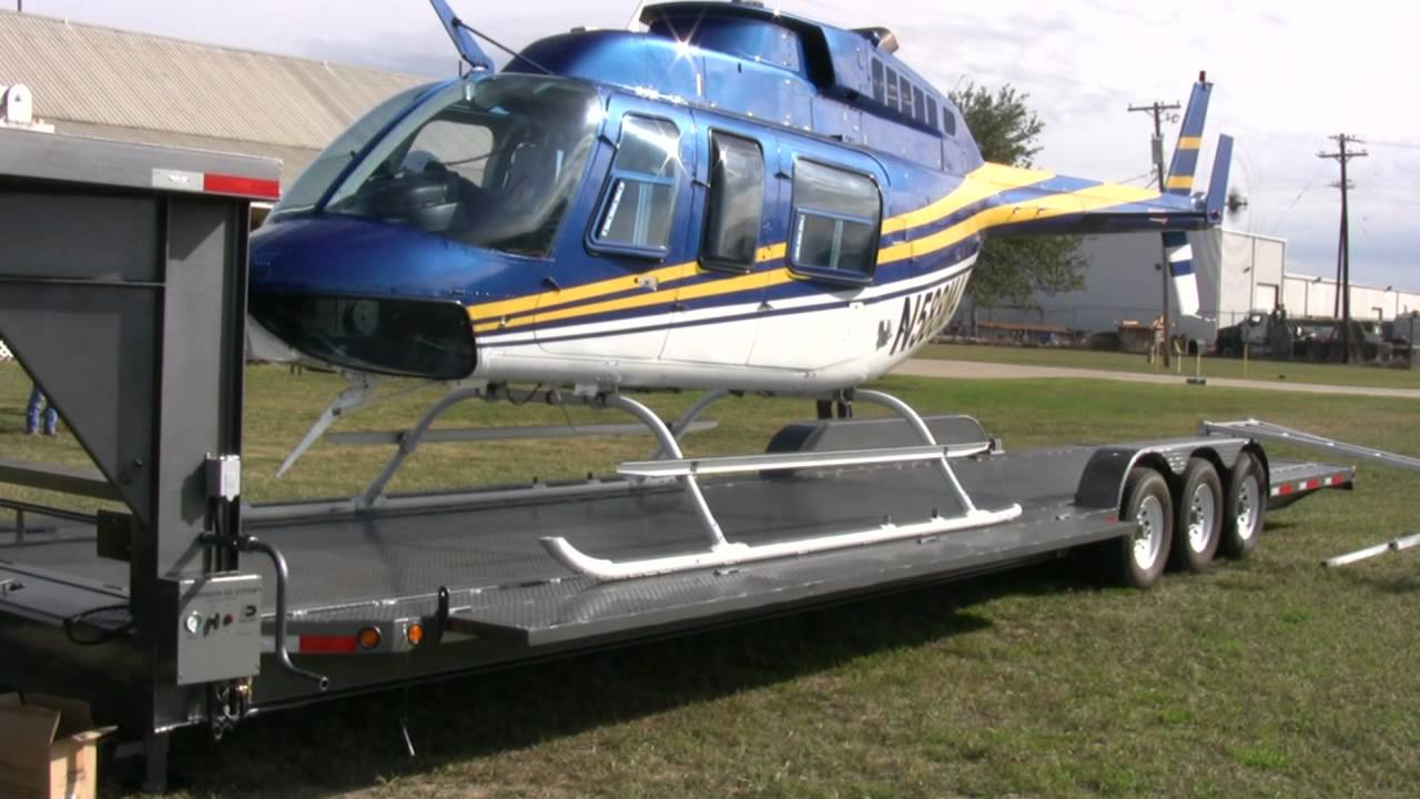 Aerial Filmworks Helicopter Transport Trailer - YouTube