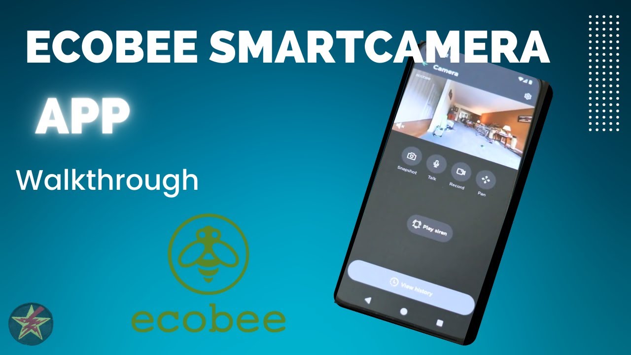 Ecobee Smartcamera App Walk through - YouTube