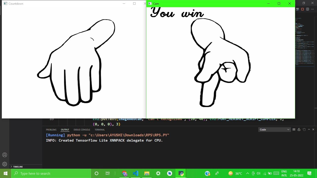 Virtual Rock Paper Scissors Tutorial1 Introduction Opencv Python Virtual Zone Youtube 4035