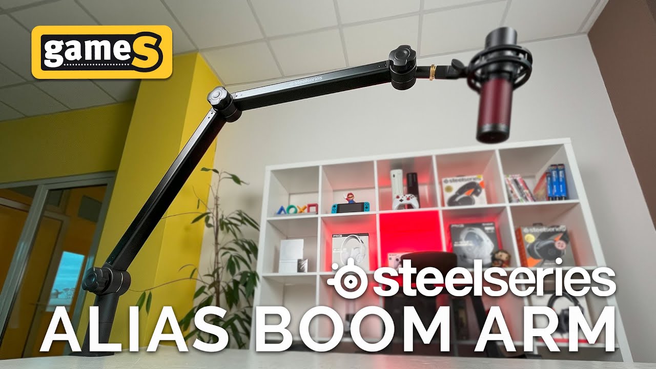 Steelseries Alias Boom Arm | GameS #steelseries #gamesdoo - YouTube
