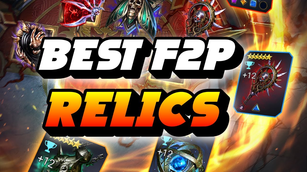Best RARE & EPIC Relics for ALL Players!! Raid: Shadow Legends - YouTube