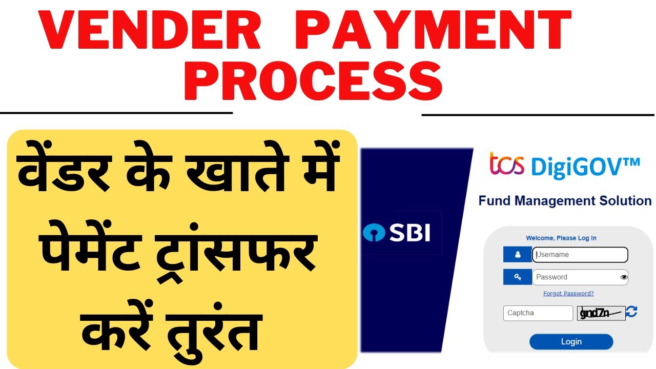 Education Portal Vender Payment Online Process || SBI CSS vender ...