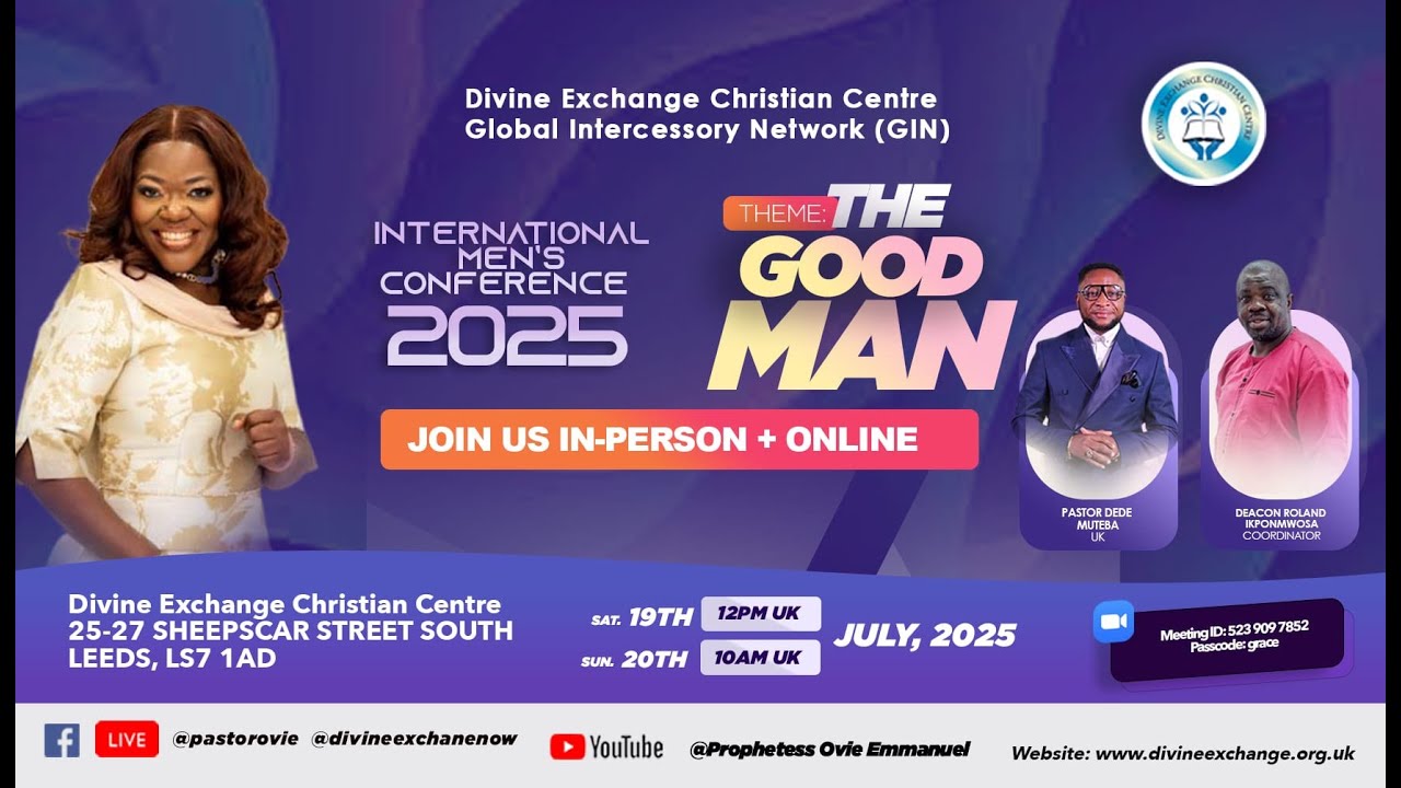 INTERNATIONAL MEN'S CONFERENCE 2025 DAY 1 - YouTube