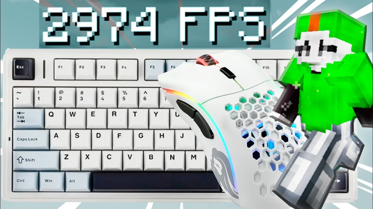 Sleepy Keyboard & Mouse sounds - BedWars ASMR - YouTube