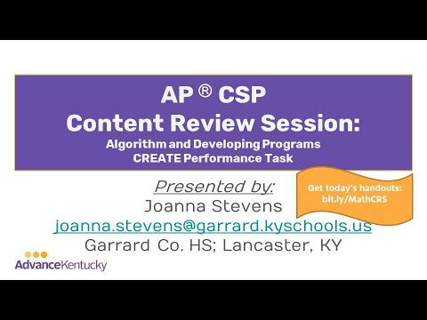 AP CSP Content Review Session #3 - YouTube