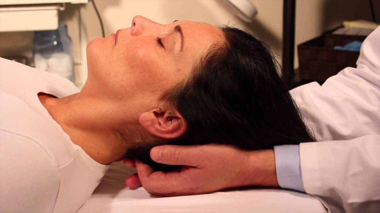 Neck & Head Massage using Craniosacral Techniques - YouTube