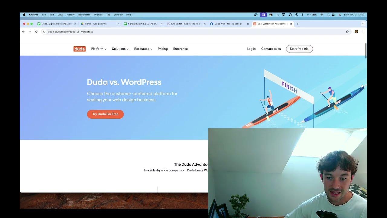 Why I Use Duda Instead of Wordpress - YouTube