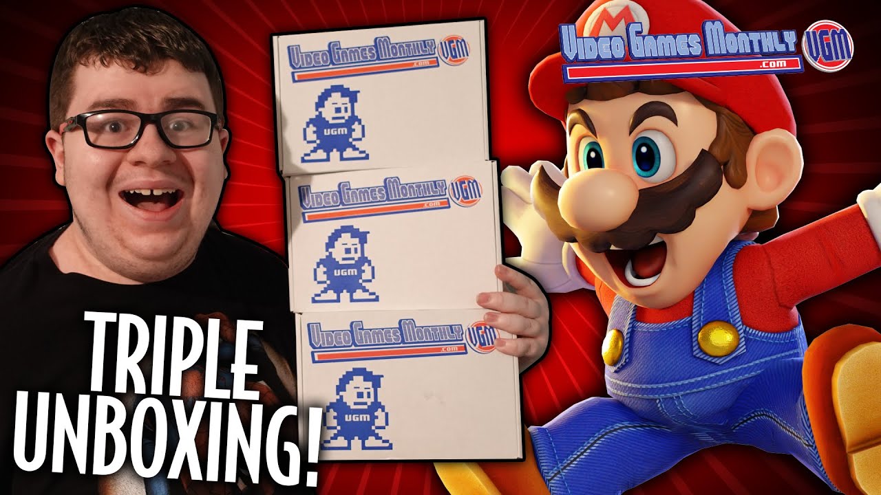 I Opened 3 Video Game Blind Boxes At ONCE! | Video Games Monthly ...