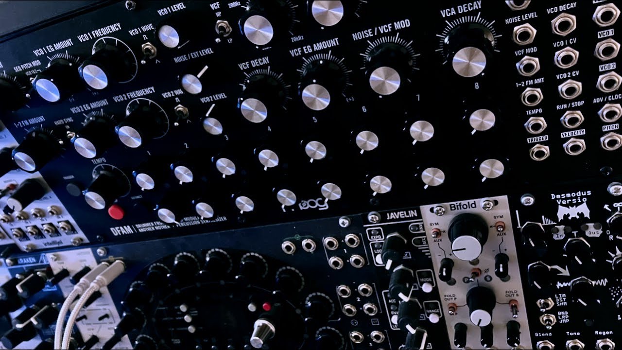 Eurorack Jam #10: Techno (DFAM - Bifold - Electus Versio) - YouTube