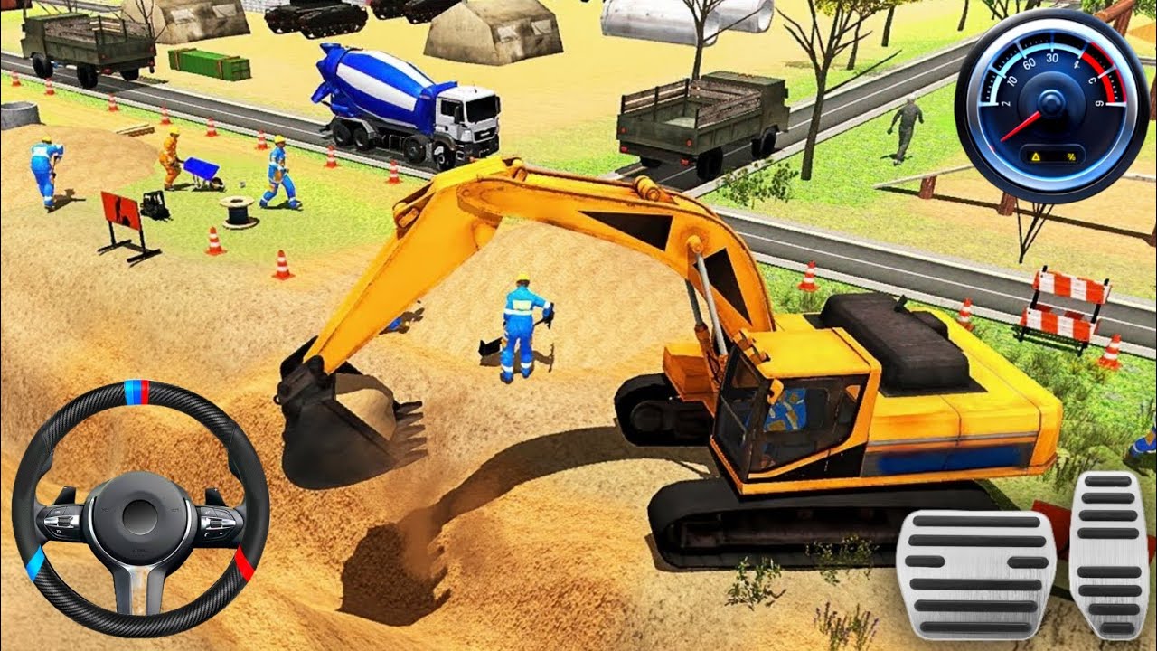 New City Road Construction Simulator game - Road Construction Game ...