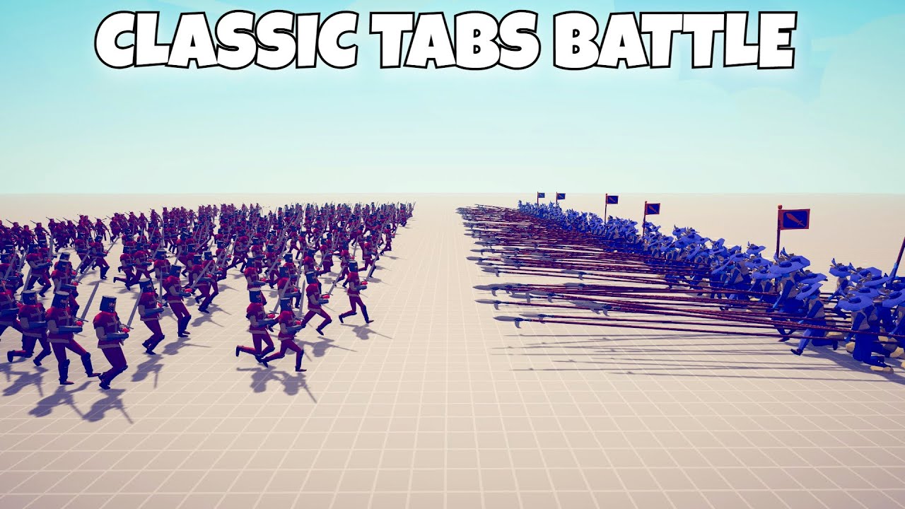 CLASSIC TABS BATTLE - Totally Accurate Battle Simulator - YouTube