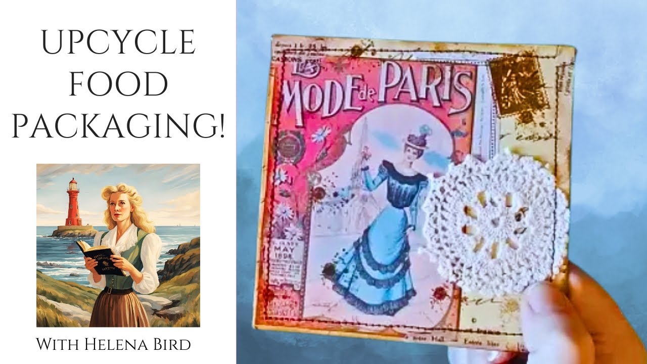 Upcycle Food Packaging 🖤 Paris Junk Journal Ephemera 🖤 Frugal Hacks 🖤 ...