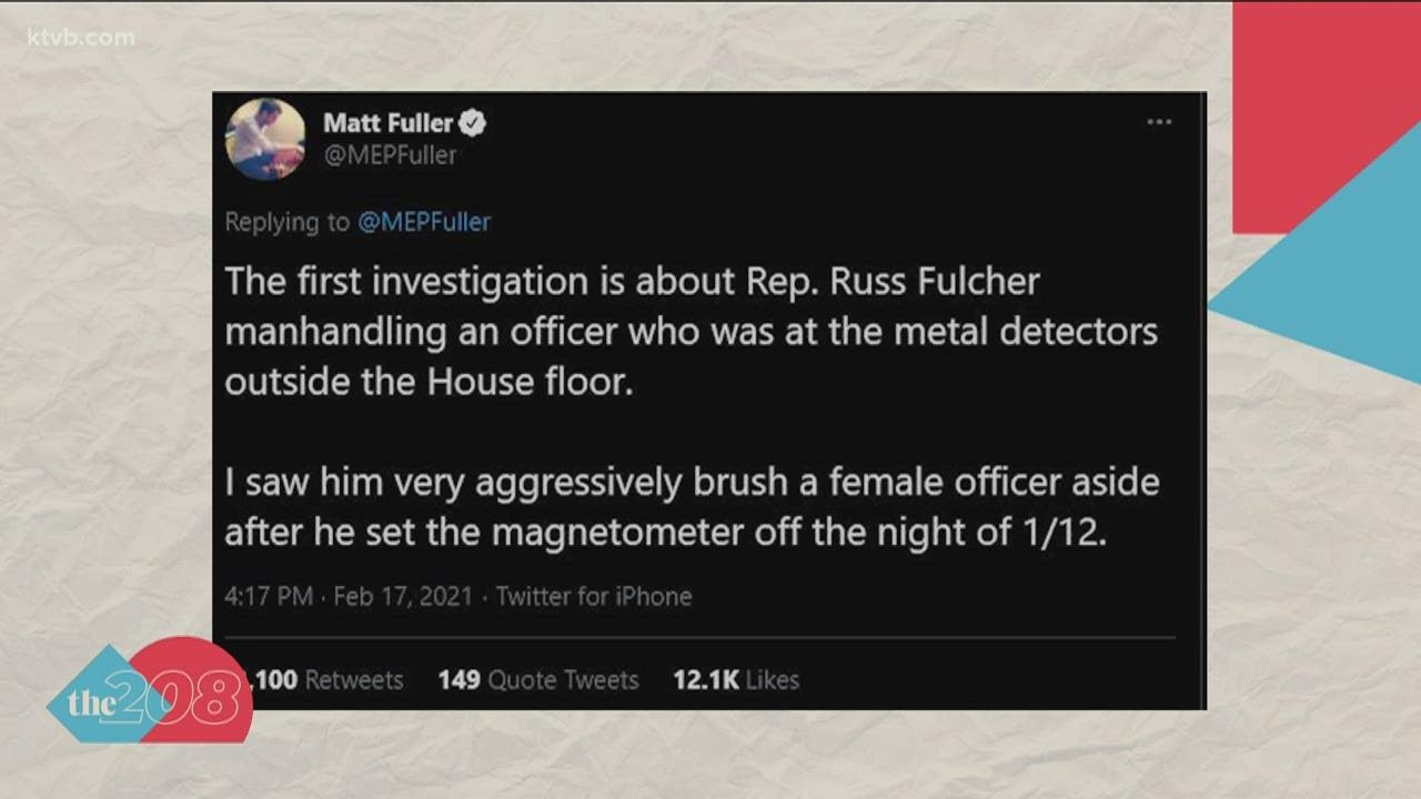 Idaho Rep. Russ Fulcher under investigation by Capitol Police - YouTube