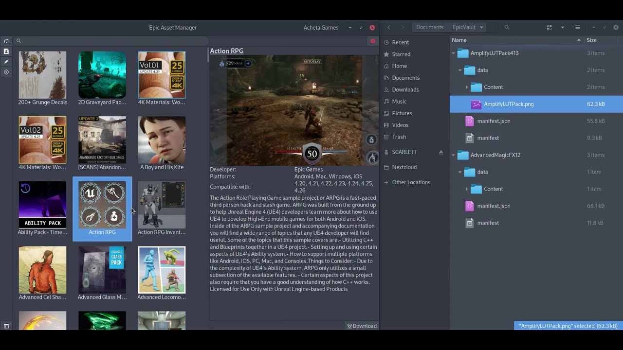Epic Asset Manager Preview 1 - YouTube