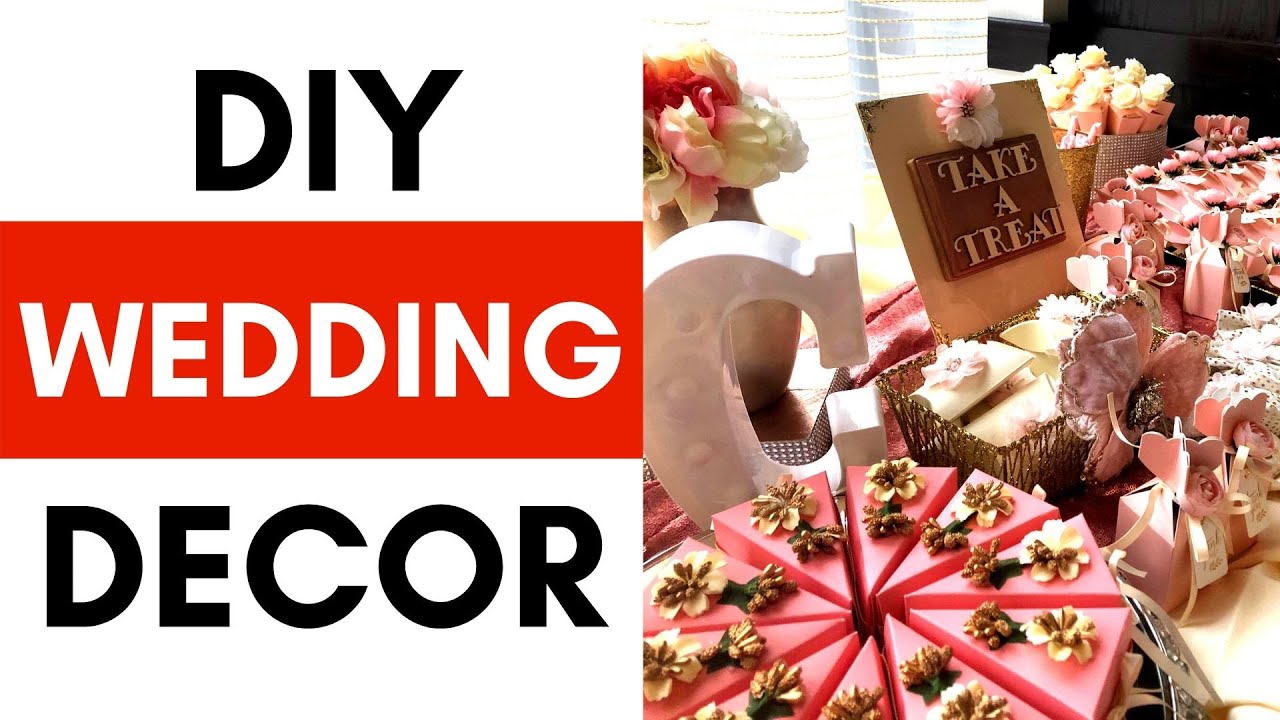 How to Make Wedding Crafts | DIY wedding decoration ideas - YouTube