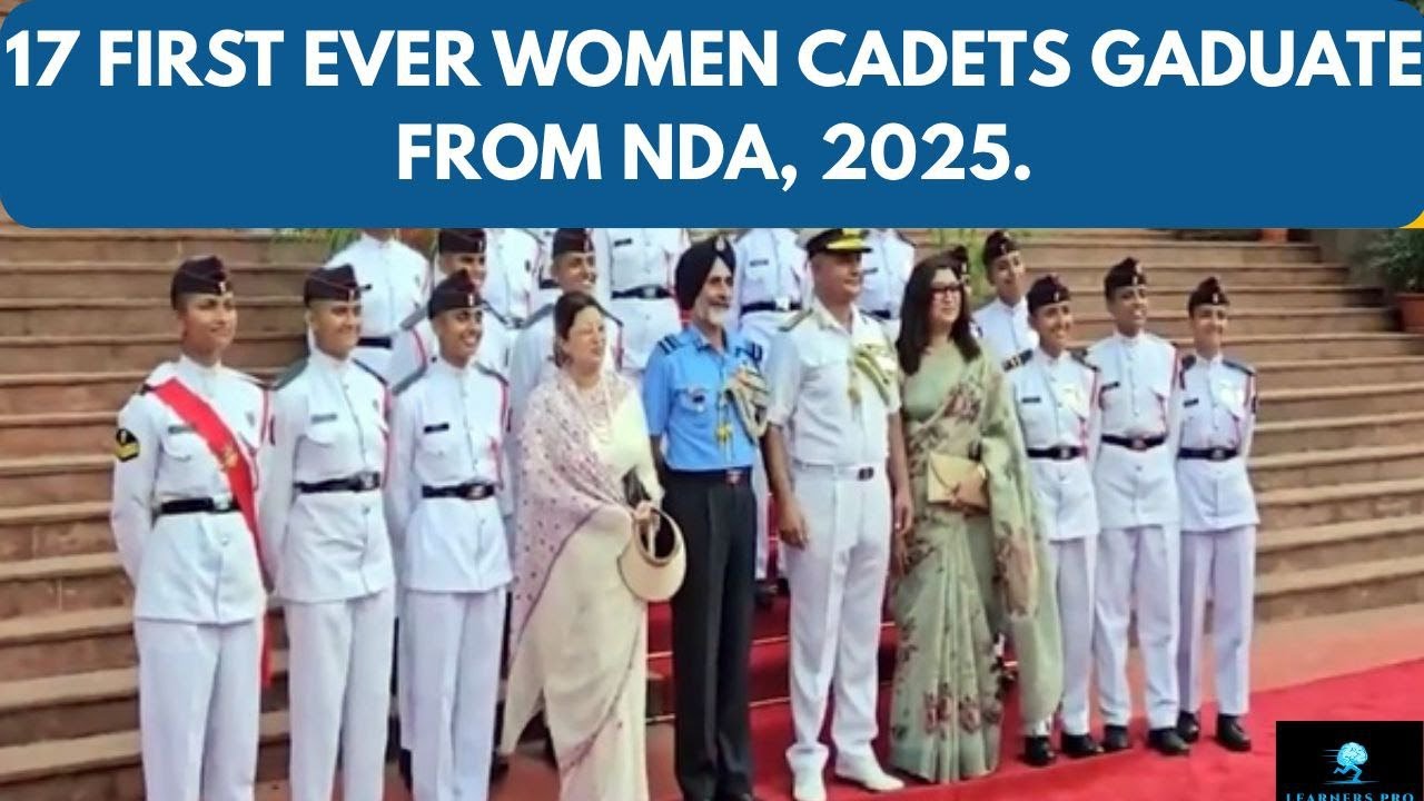 FIRST - EVER BATCH OF WOMEN CADETS GRADUATE FROM NDA - YouTube