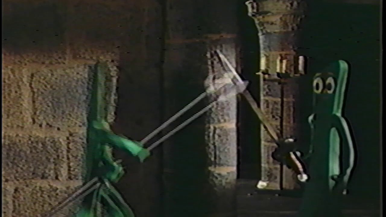 The Gumby Movie - Knight Tries To Get The Sowrd Out + Controlling Gumby ...