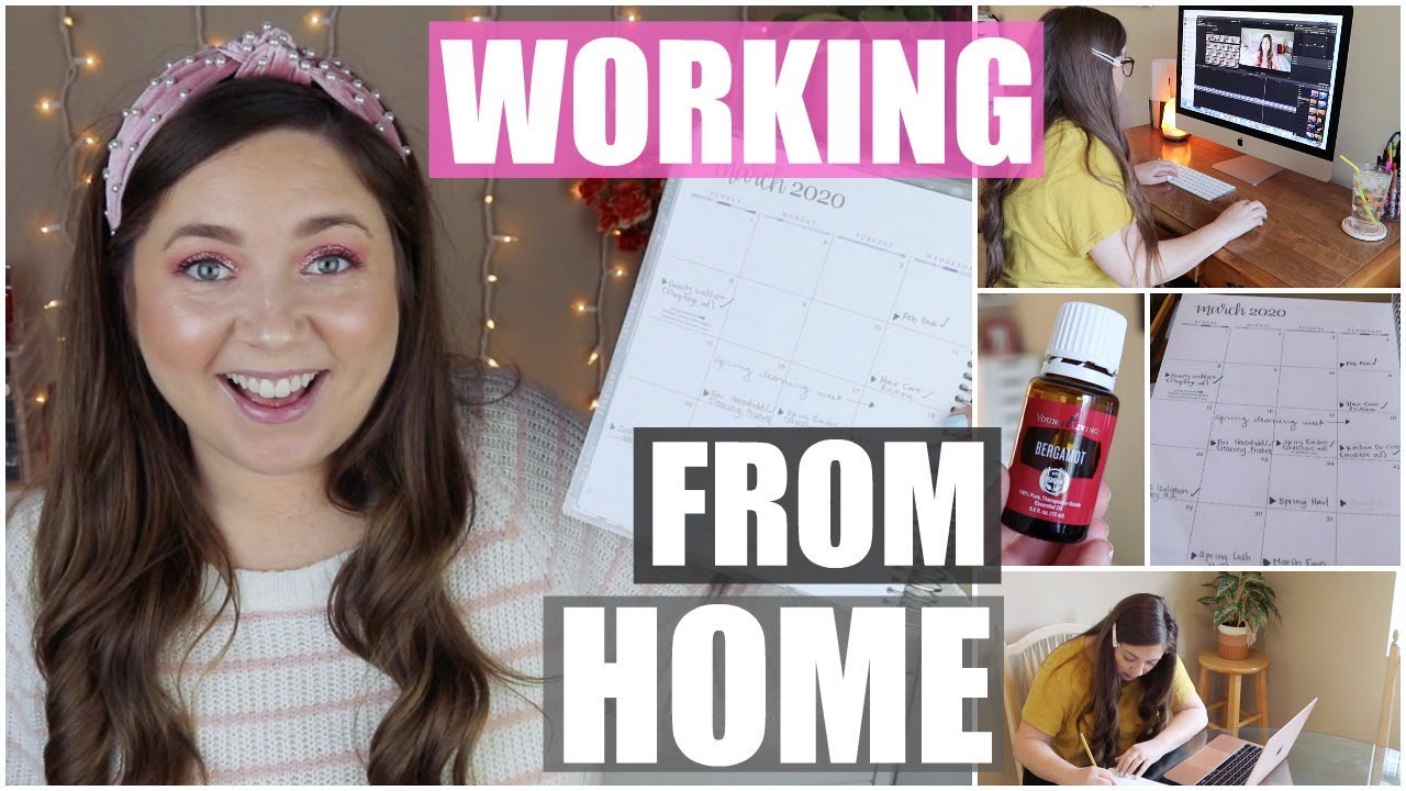 Work From Home Routine | Tips + Tricks | 2020 - YouTube