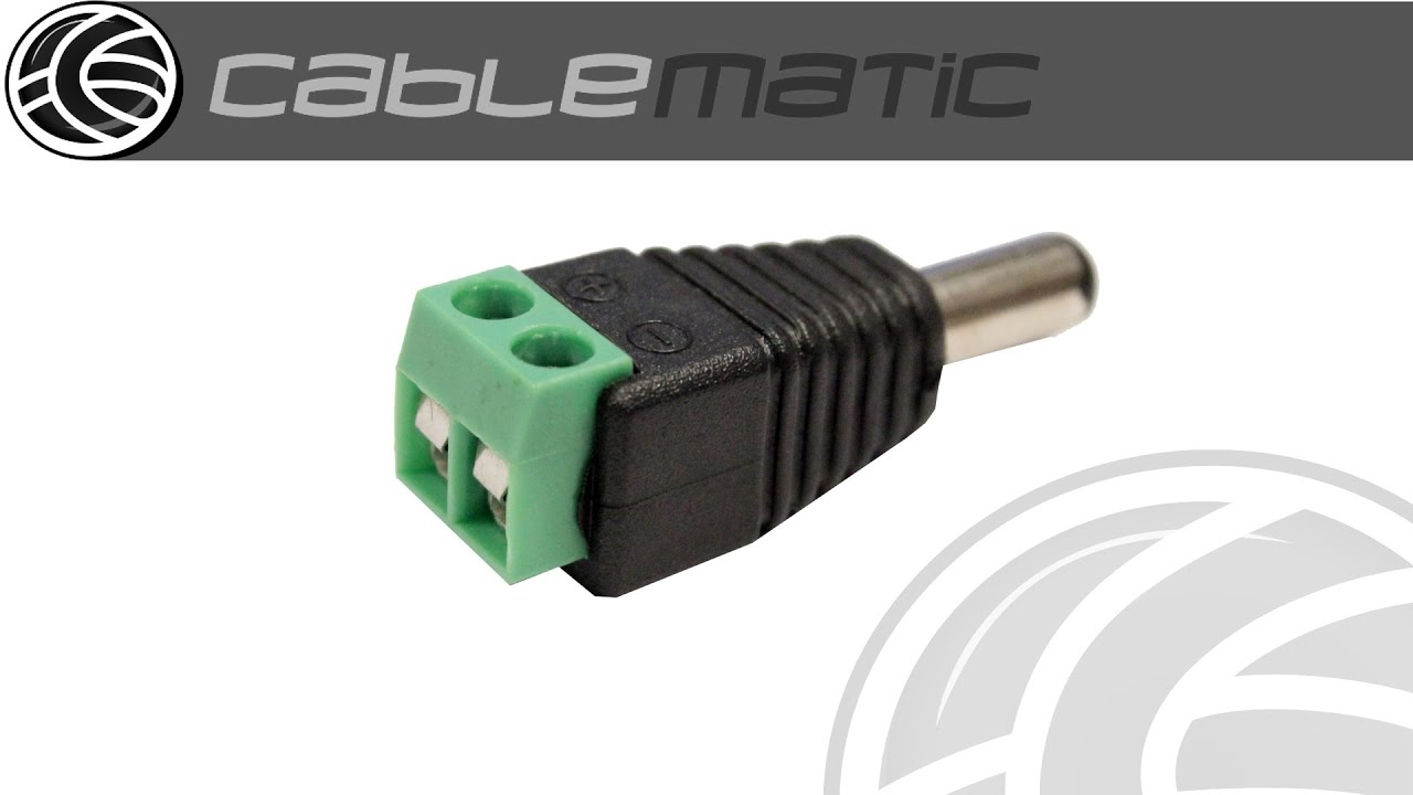Adaptador de DC-jack a terminal block de 2-pin macho distribuido por ...