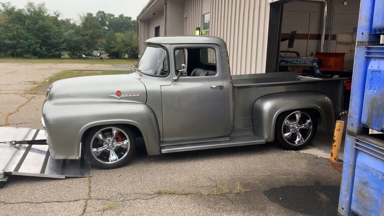 Picking up a 1956 Ford F100 Custom Truck. - YouTube