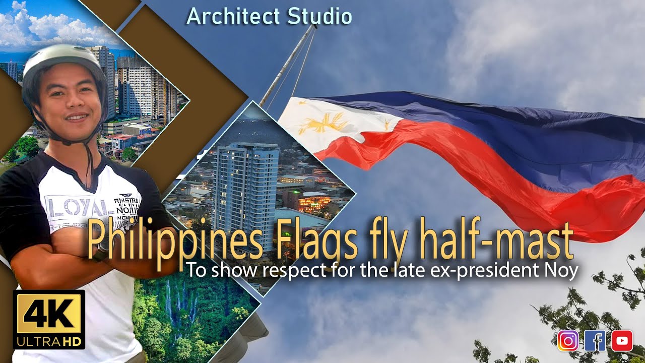 CDO Flags fly half-mast as Philippines To show respect for the late ex ...