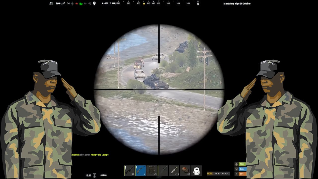 🪖 JUGAMOS EL EVENTO DEL CONVOY MILITAR | RUST - YouTube