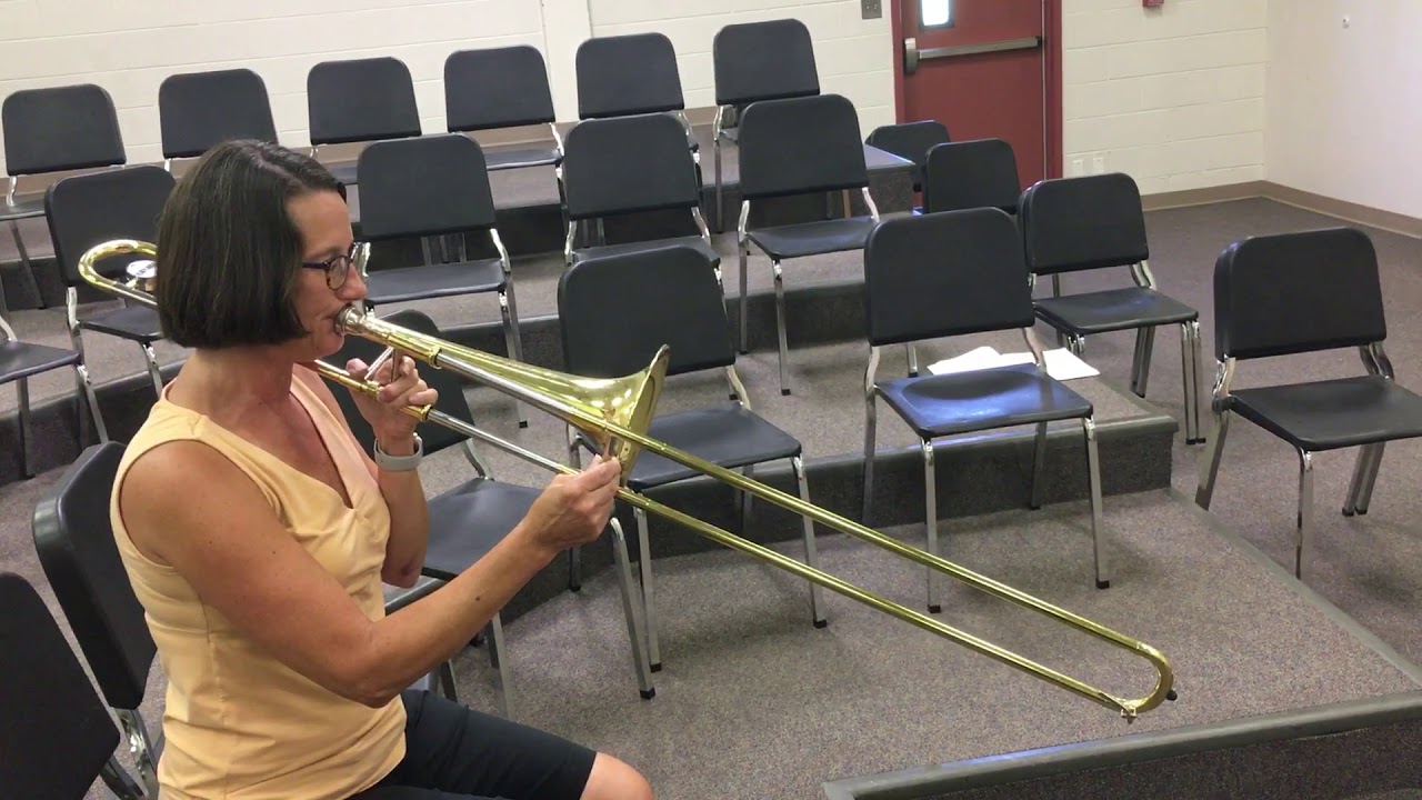 E-flat on Trombone - YouTube