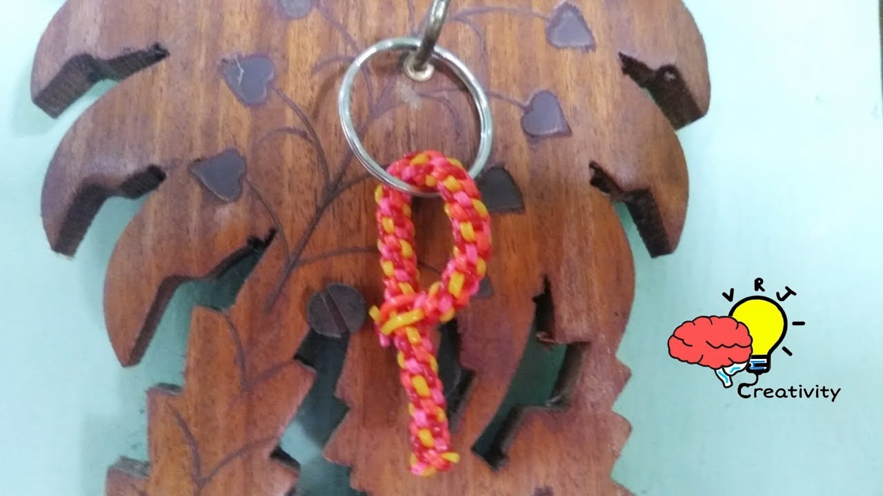 How to make letter P scoobie Keychain. - YouTube