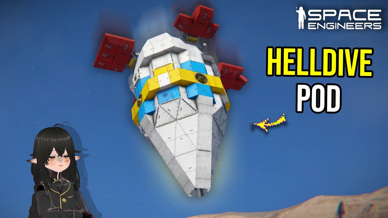 Space Engineers vs Helldivers Drop Pod - YouTube