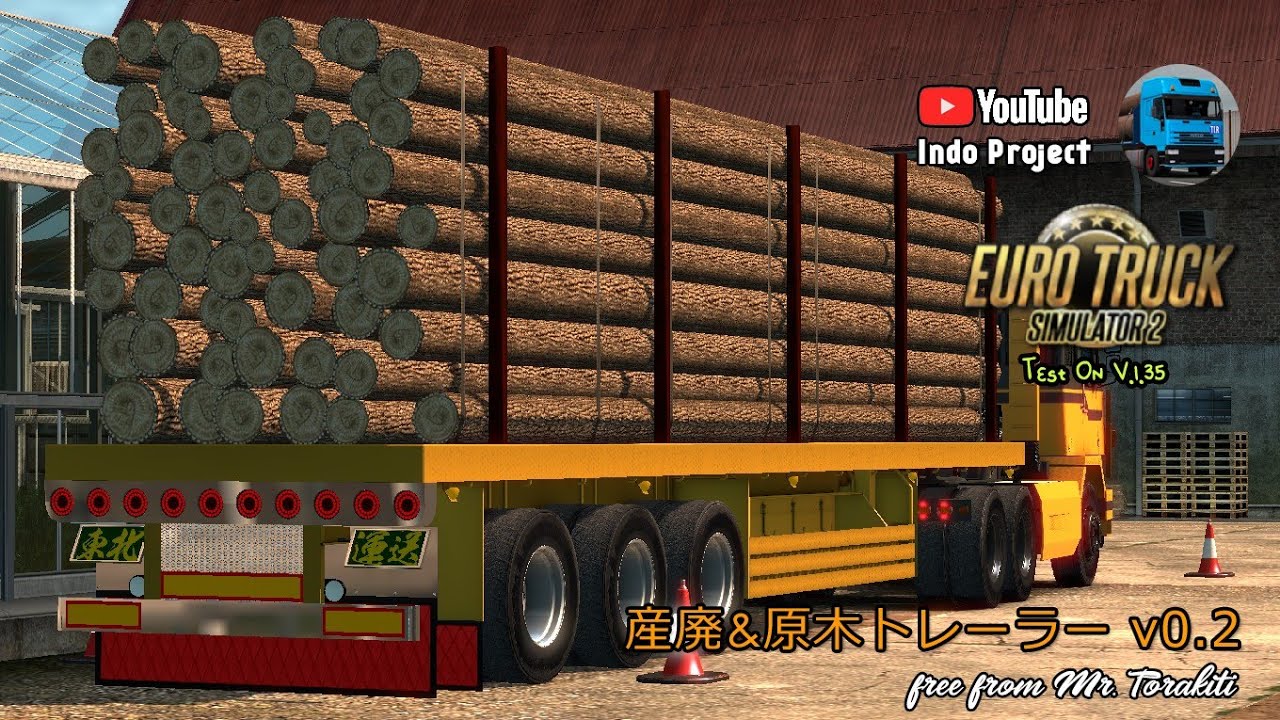 Industrial Waste & Log Trailer by Torakiti | Euro Truck Simulator 2 ...