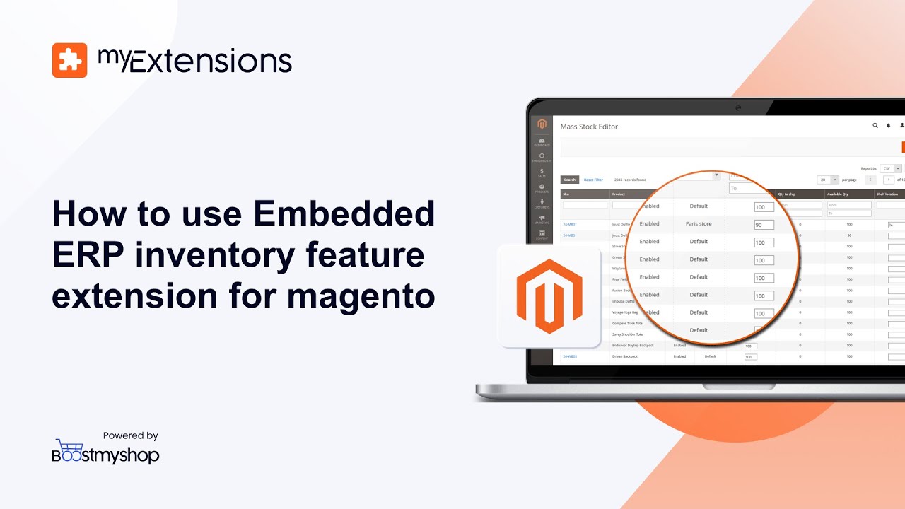 How to use the Embedded ERP inventory feature extension for magento ...
