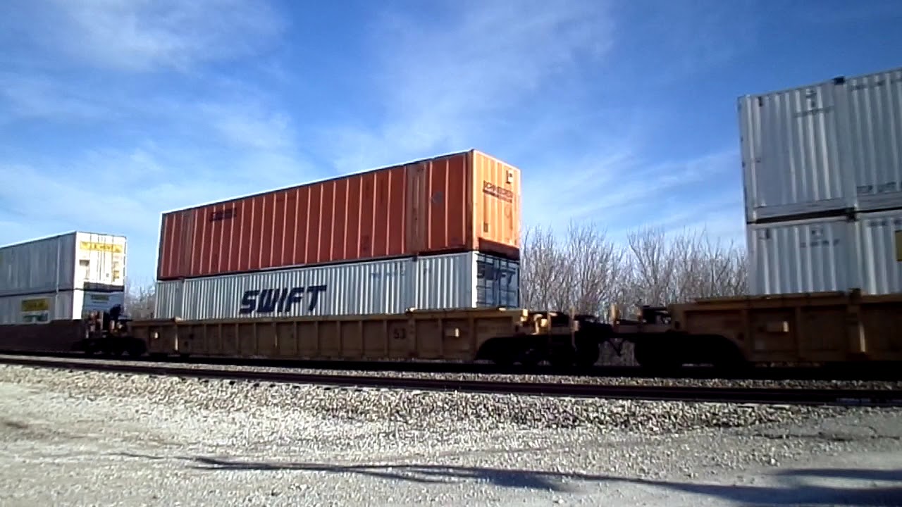 BNSF Transcon: WB BNSF Z-intermodal/trailers 01/29/2017 # 2 - YouTube
