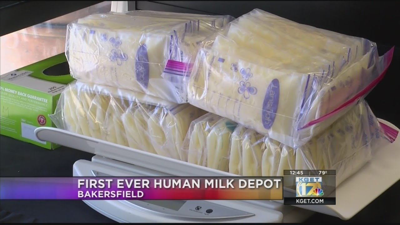 First human milk depot in the Central Valley - YouTube