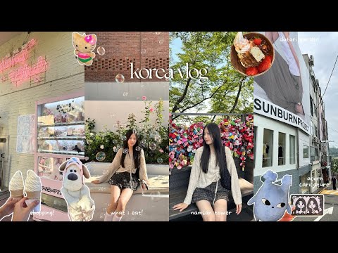 KOREA VLOG🎐 : namsan tower, what i eat, mangwon market, seongsu, itaewon, hongdae shopping