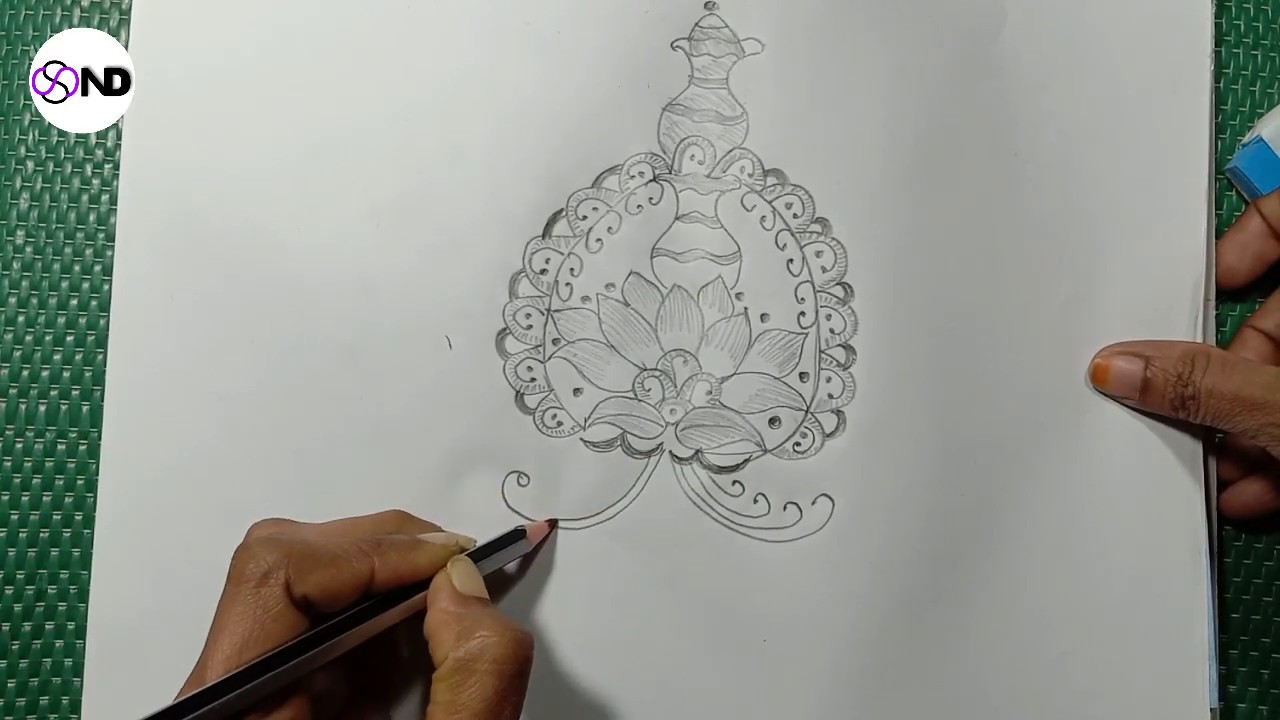 How to make a Greeting card with pencil sketch || drawing center ...