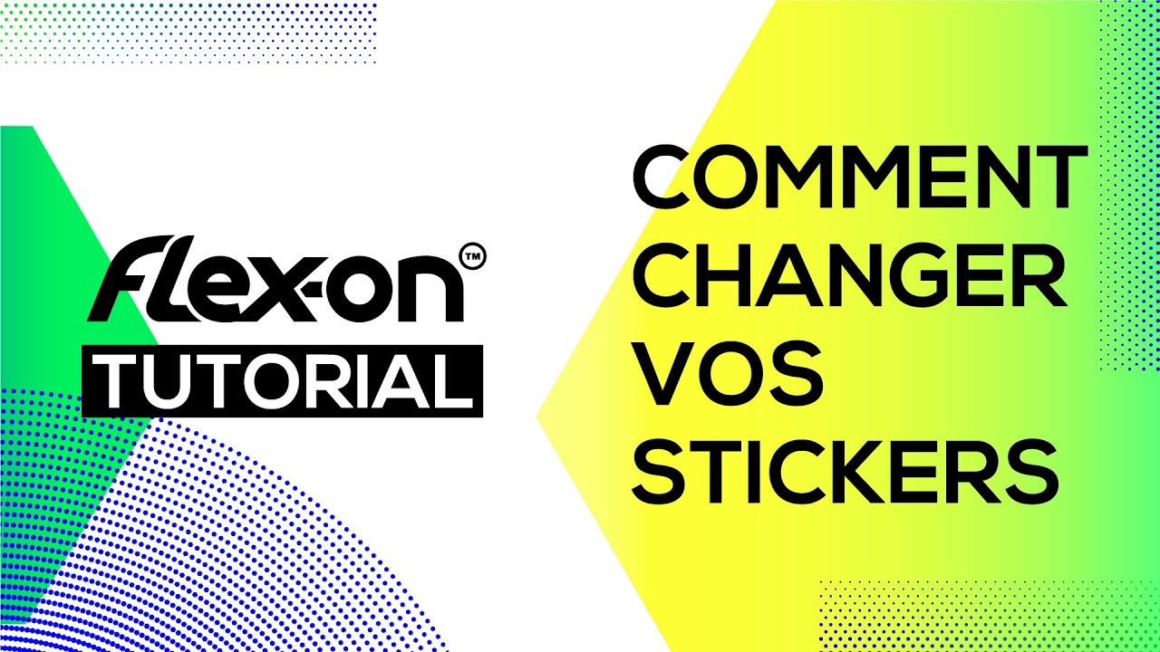Flex-on Tutorial: Comment changer ses stickers aimantés Green Composite ...