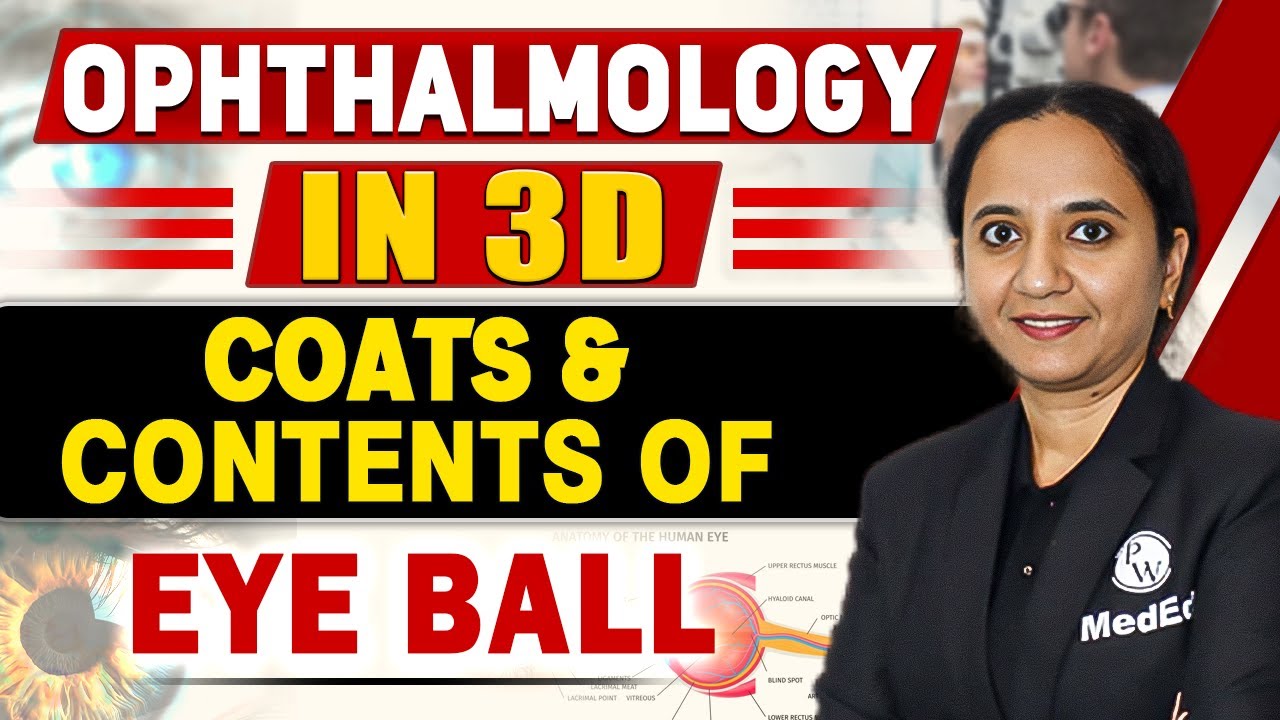 Coats & Contents of Eye Ball - Ophthalmology in 3D | MBBS | Dr. Sudha ...