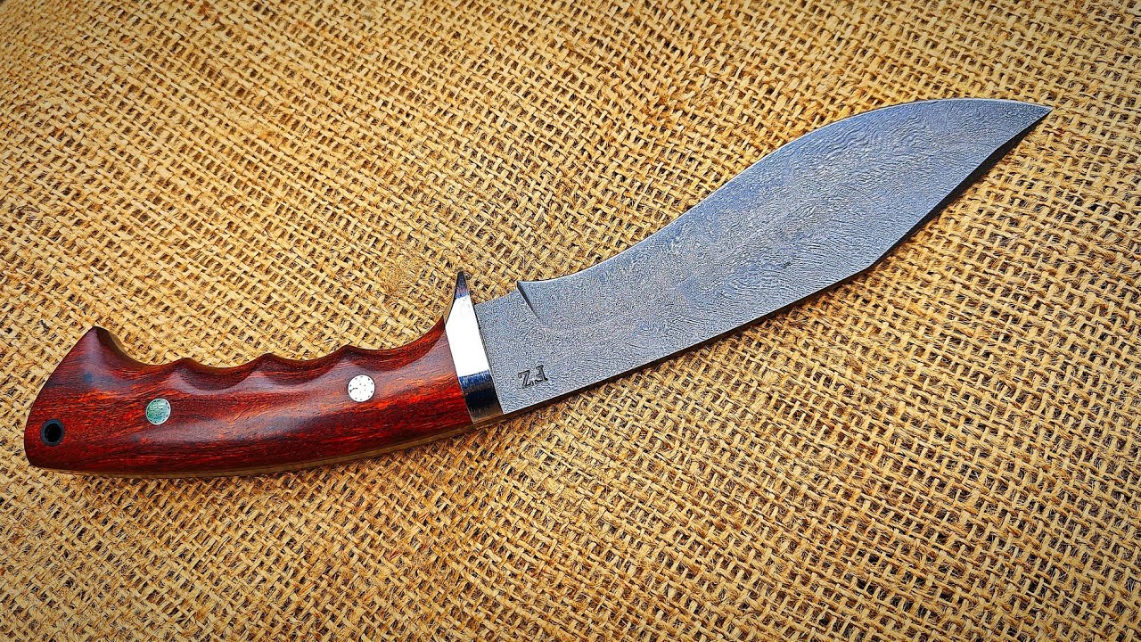 Turning 350 Steel Balls Into a Sharp Kukri Knife in My Workshop! - YouTube